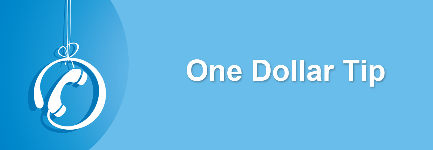 One Dollar Tip